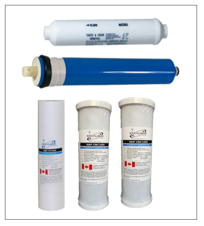 5 Stage RO Filter Replacement Pack with 75 Membrane (fits 50, 75, 80 g ...